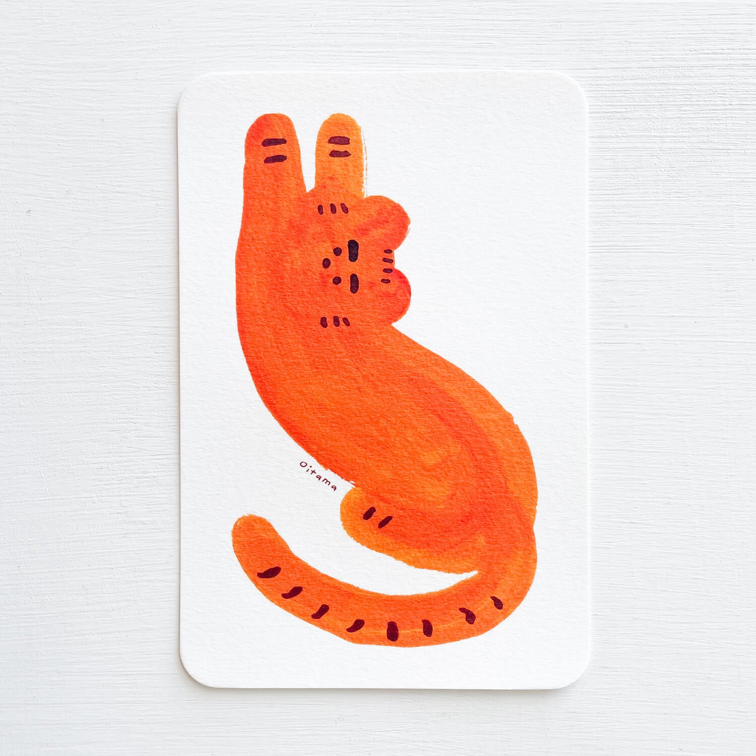 Postcard - Tiger – oitamart