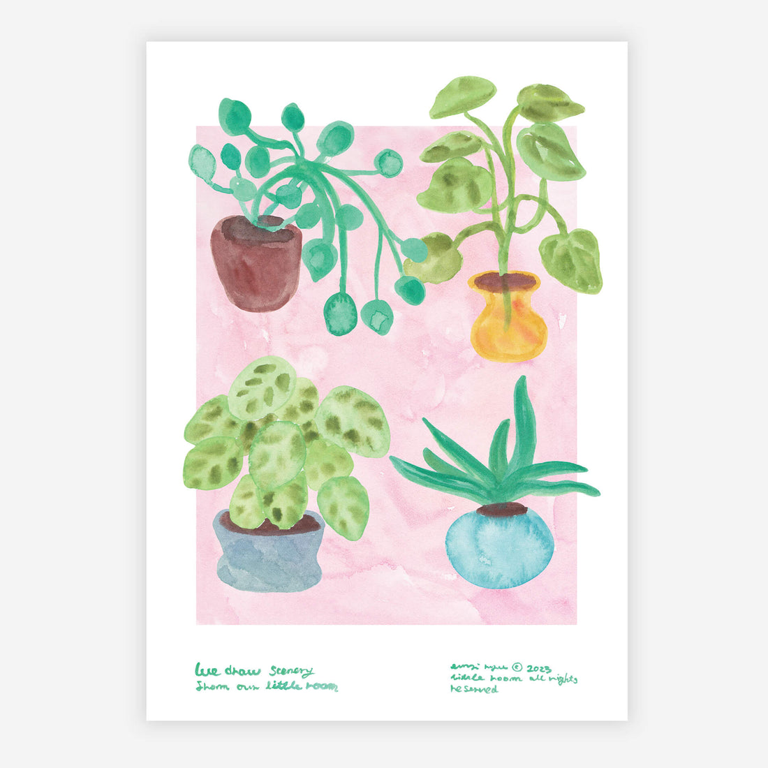 A3 poster - Plant Room – oitamart