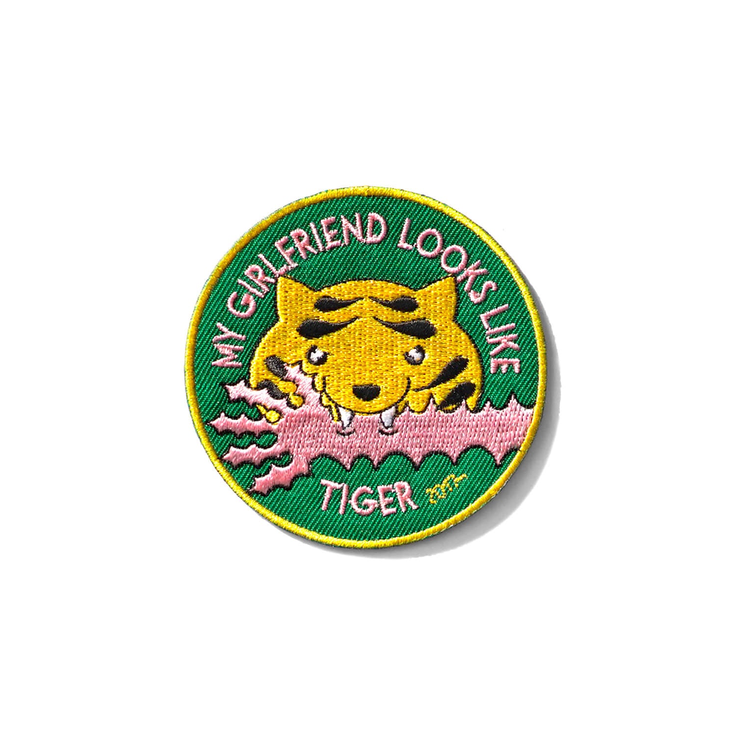 My Girlfriend Looks Like Tiger Patch – oitamart